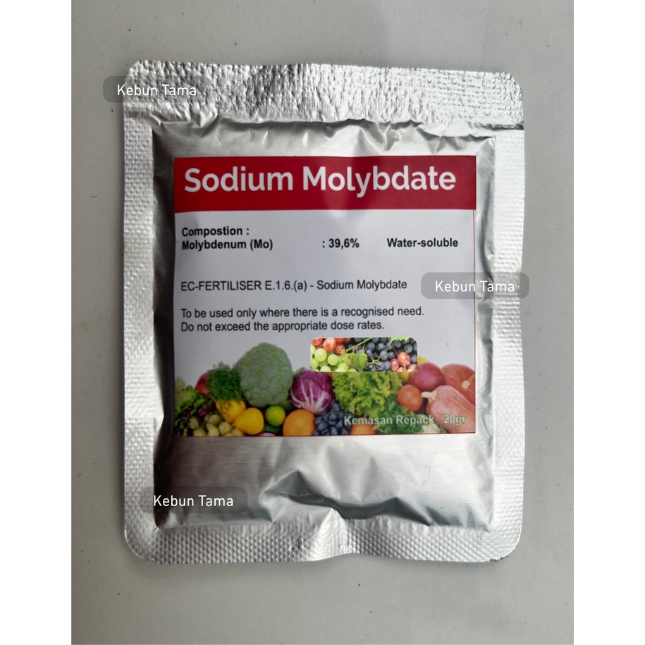 Jual Sodium Molybdate / Natrium Molybdate Hidroponik Pupuk Mikro Isi 20 ...