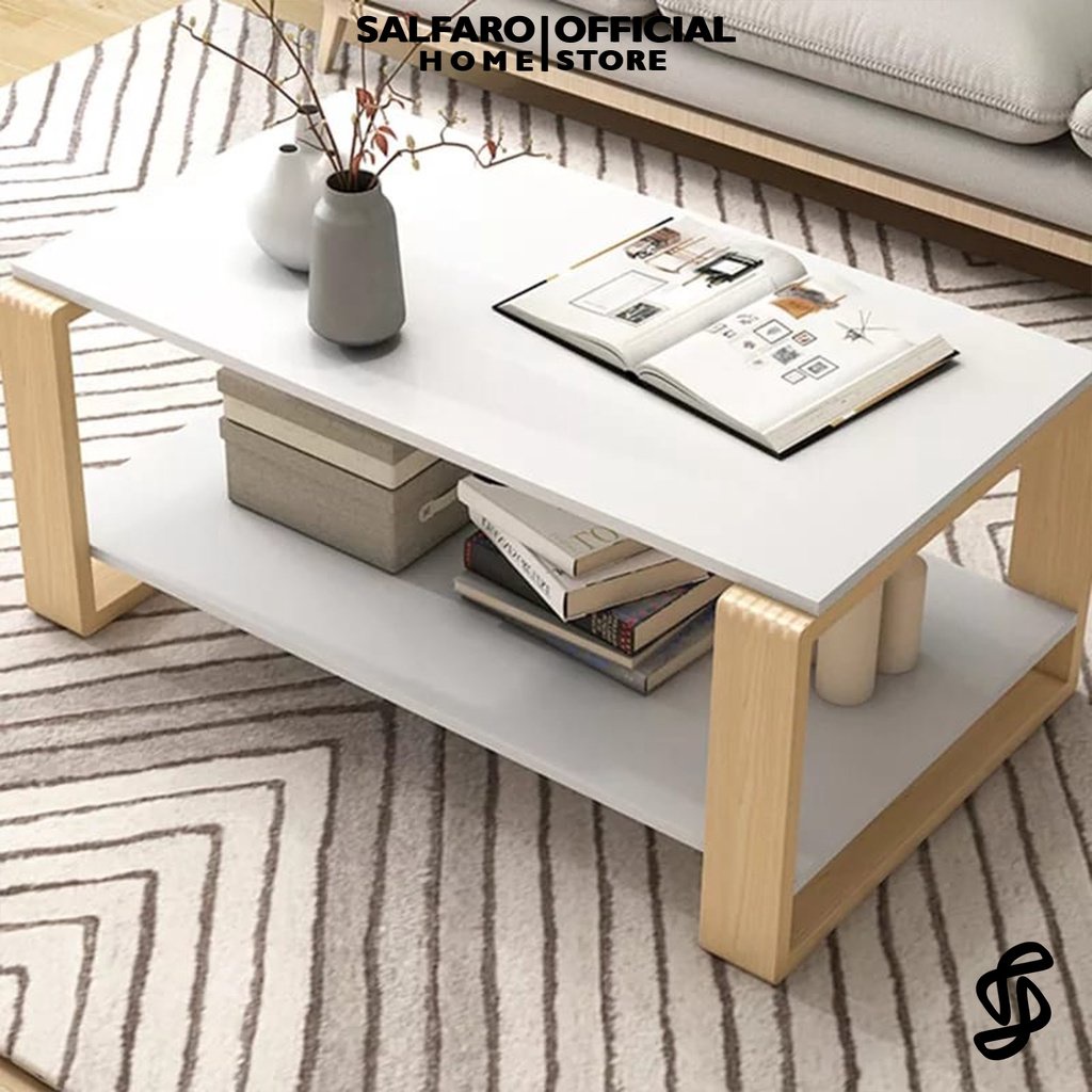 Jual meja ruang tamu minimalis modern estetik aesthetic multifungsi ...