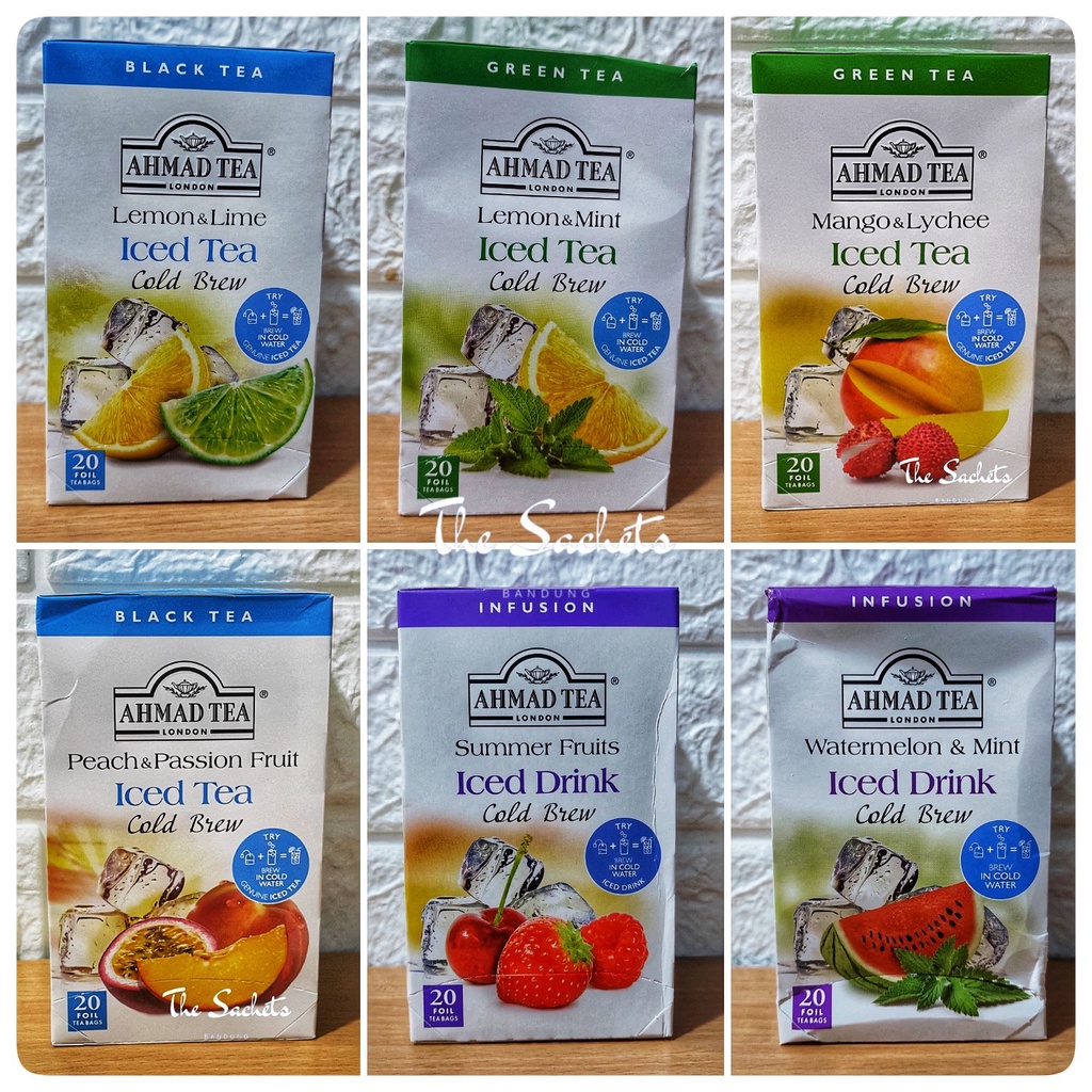 Jual Ahmad Tea London Cold Brew Iced Tea Sachet | Shopee Indonesia