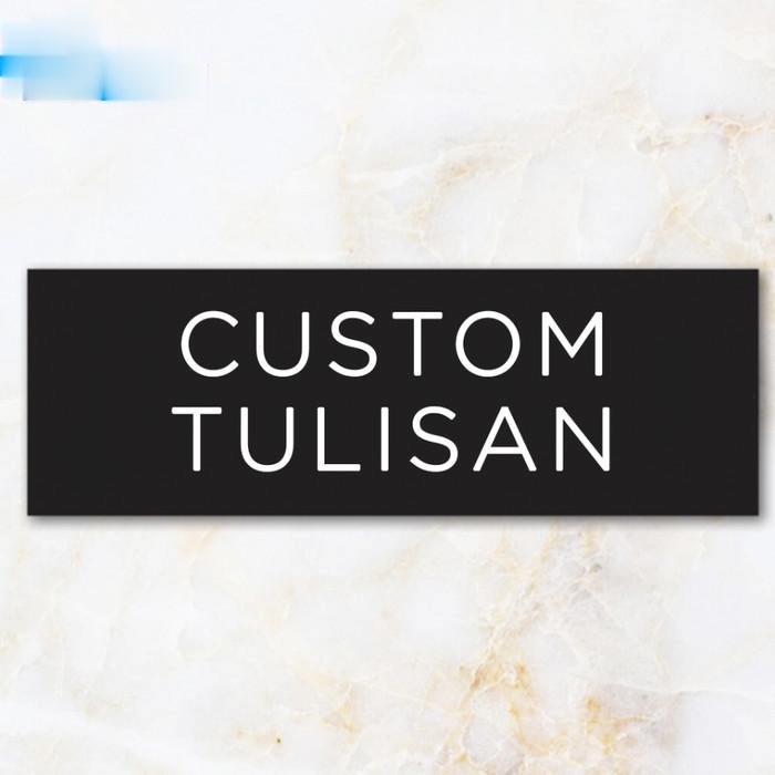 Jual Custom Sign Nama Ruangan | Custom Tulisan Sign Board Akrilik ...