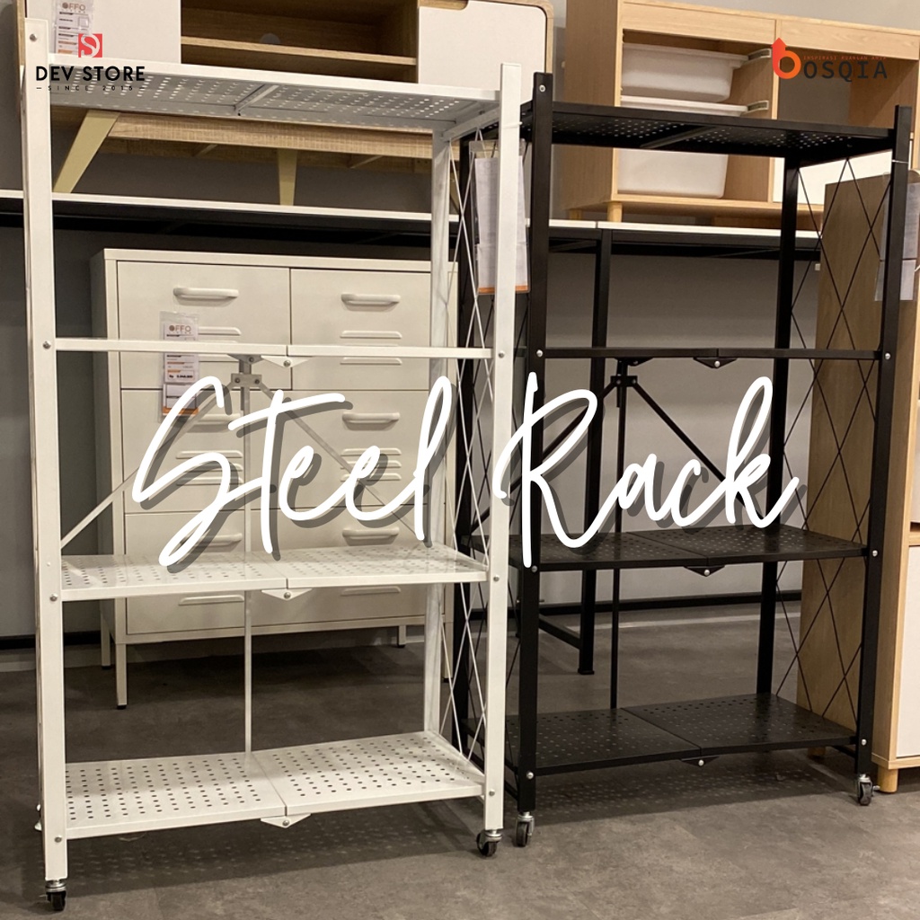 Jual Rak Besi Lipat 4 Tingkat / Rak Besi Minimalis / STEEL RACK YX5-4 ...