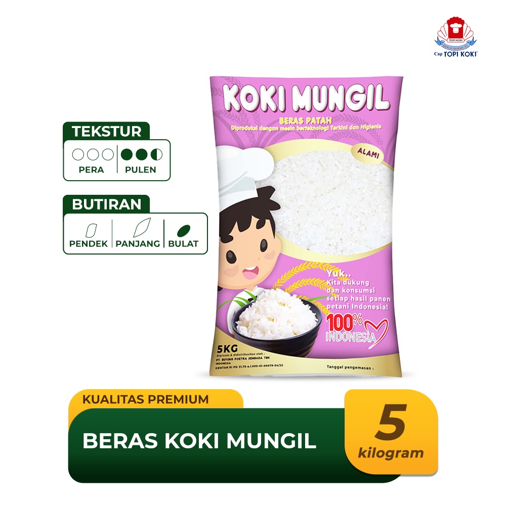 Jual Topi Koki Koki Mungil Beras 5 kg | Shopee Indonesia
