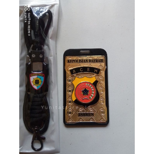 Jual ID Card Polri Logo Depan Belakang Bulak Balik Custome nama dan Nrp ...