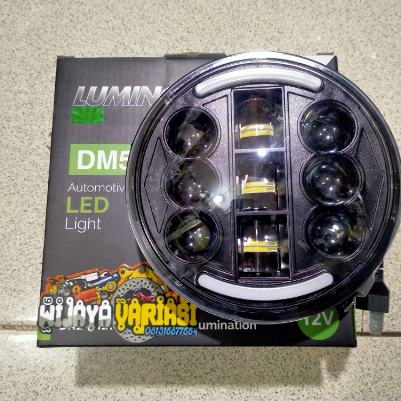 Jual LAMPU LED LUMINOS DM5 DAYMAKER 5,7 INCI HI LOW DRL WHITE | Shopee ...