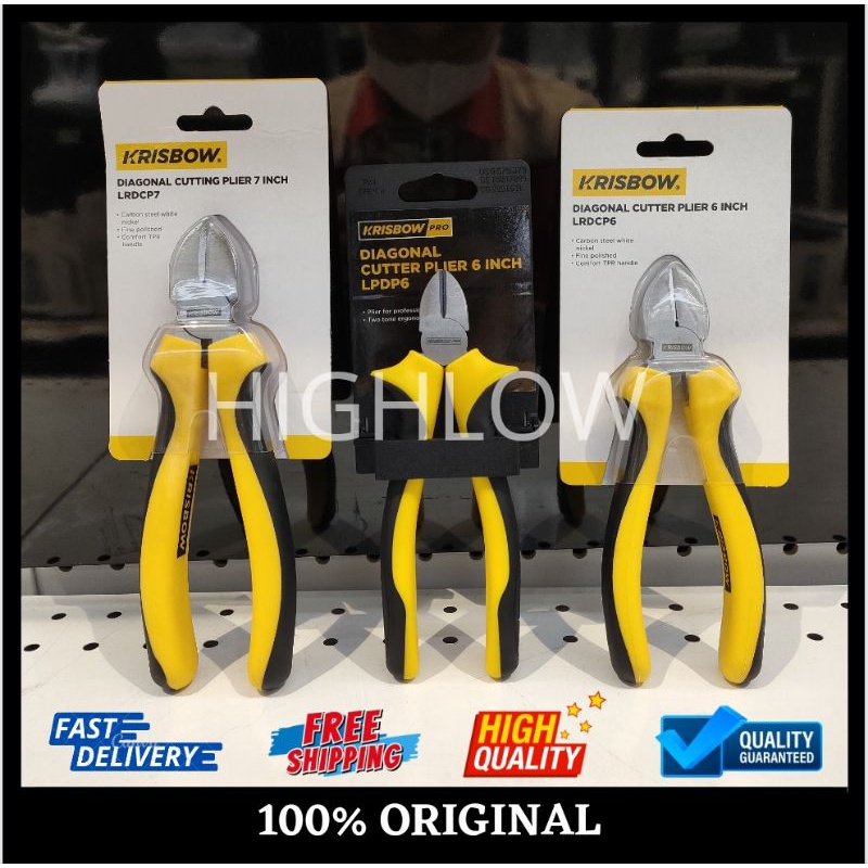 Jual Krisbow Tang potong Diagonal 6 & 7 inch | Shopee Indonesia