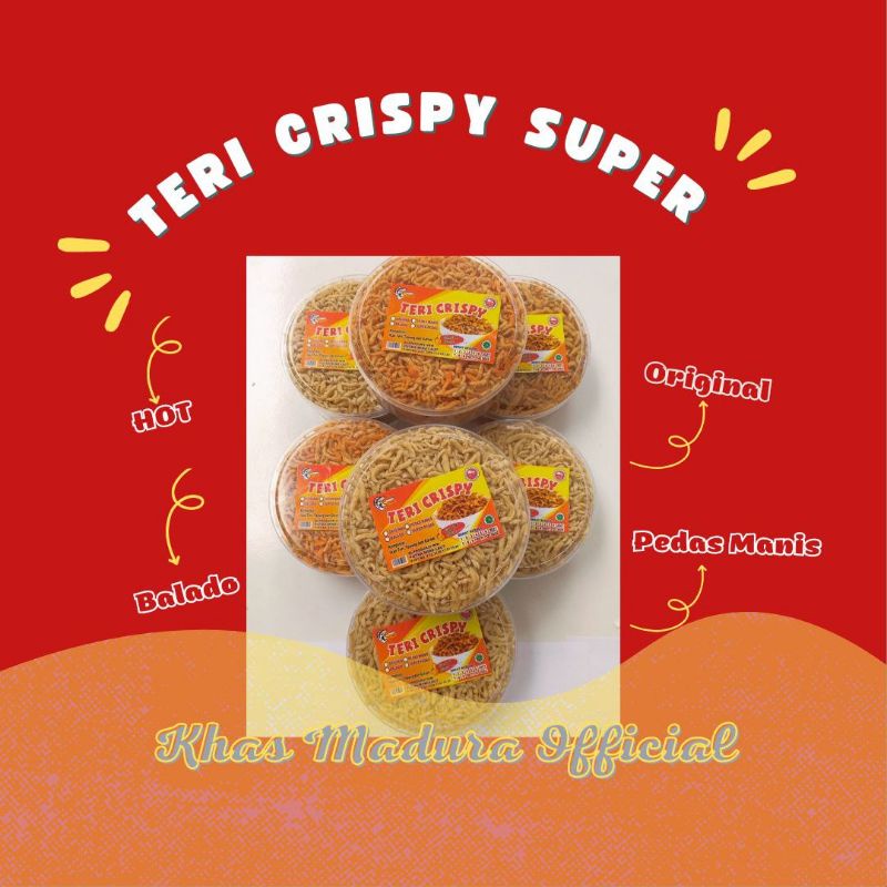 Jual TERI CRISPY 160 GRAM NON MSG TERI NASI CRISPY CAMILAN SEHAT KHAS ...