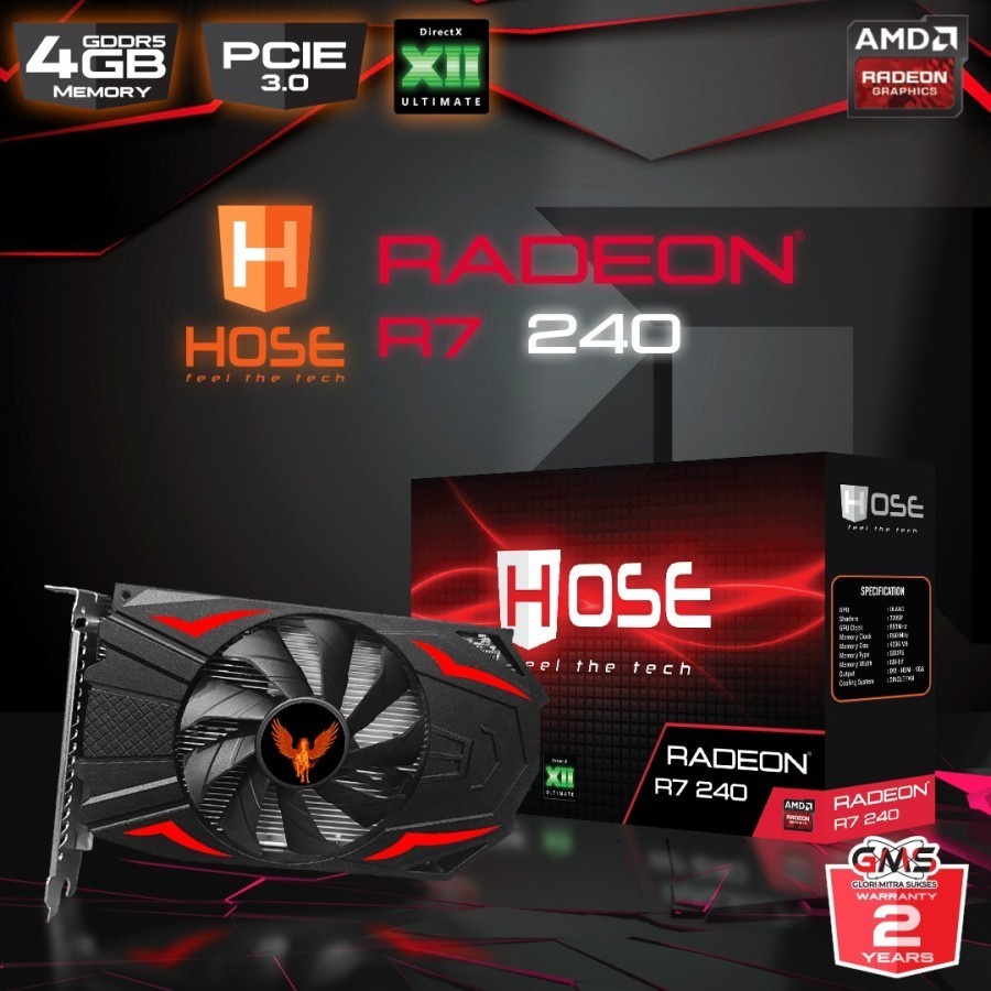 Jual VGA Card Hose Radeon R7 240 DDR5 | Shopee Indonesia