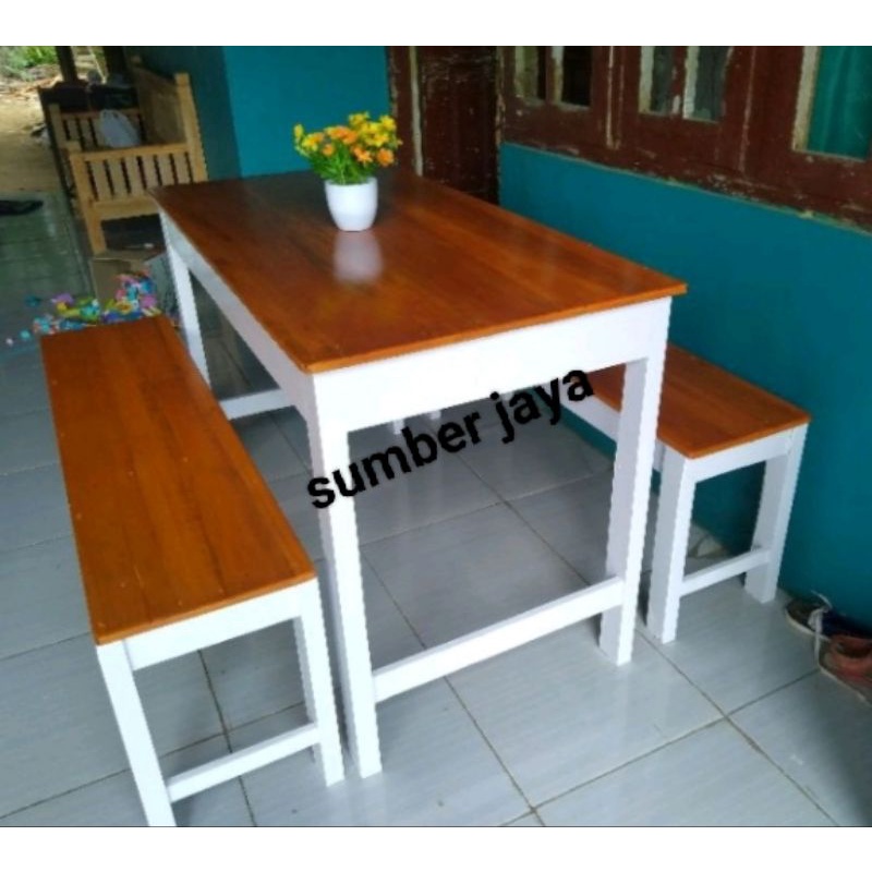 Jual meja makan bakso 2kursi panjang | Shopee Indonesia