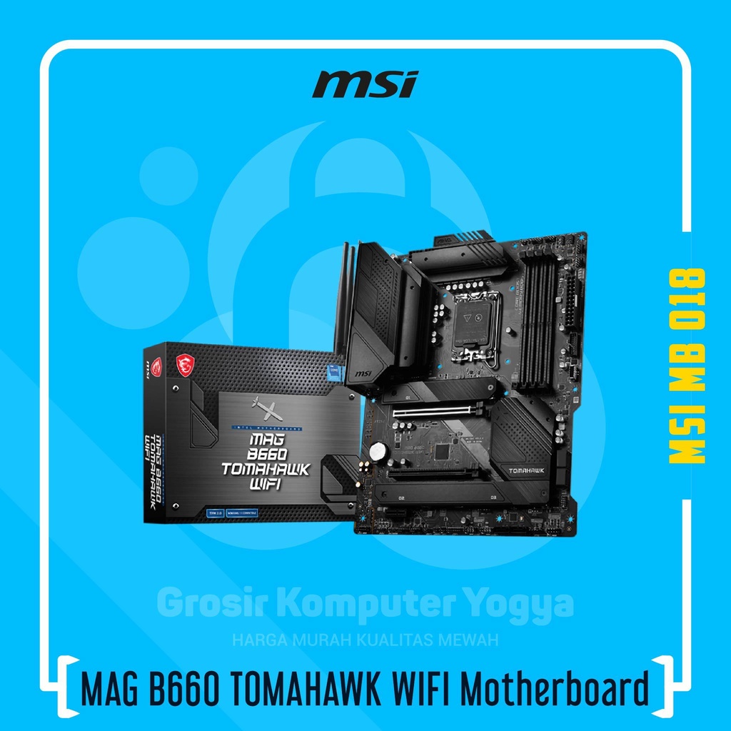 Jual MSI MAG B660 TOMAHAWK WIFI DDR5 6200MHz LGA1700 Intel Motherboard ...
