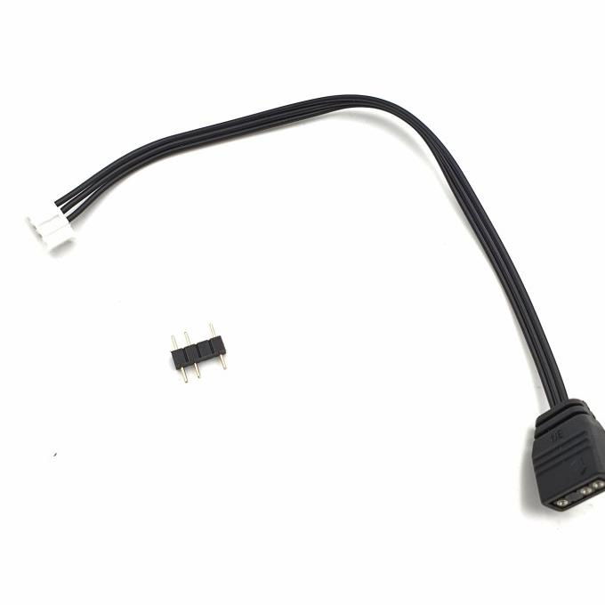 Jual Kabel adapter argb 3 pin 5v to mini rgb cable konverter led fan pc ...