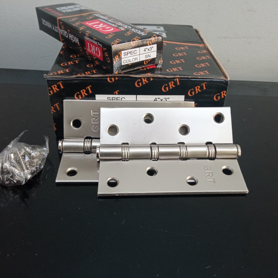 Jual ENGSEL PINTU GRT 4 INCH TEBAL CHROME | Shopee Indonesia