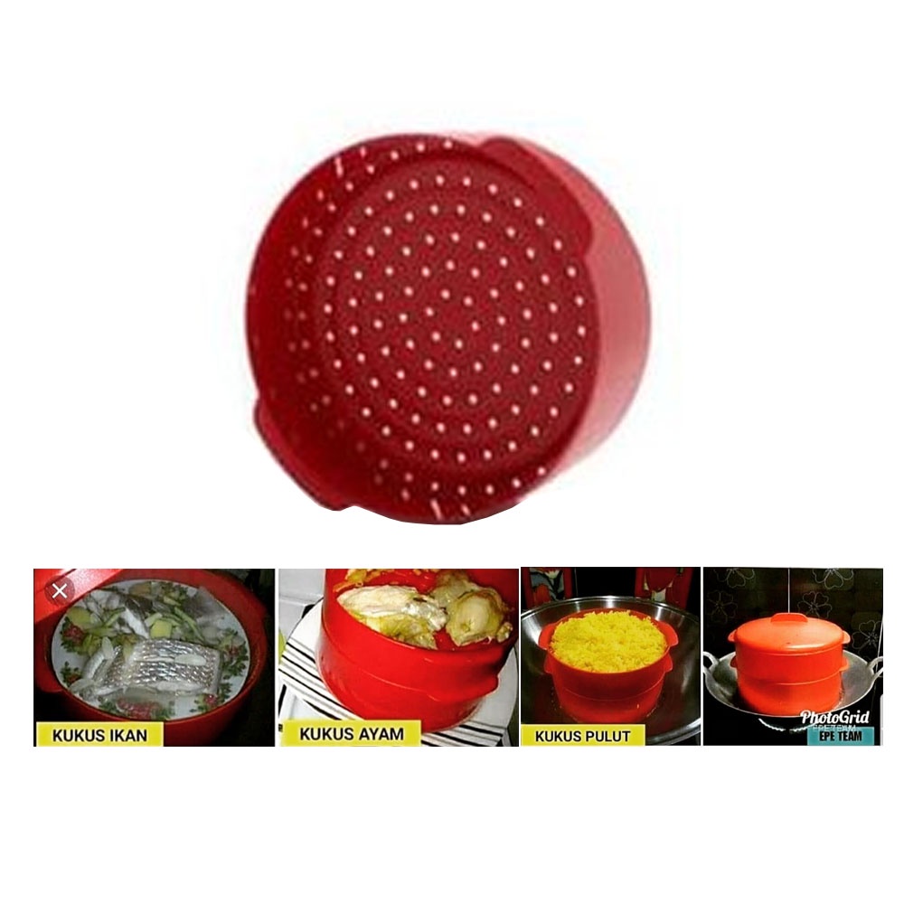 Jual Tupperware steamer kukusan 1 layer tanpa tutup Tupperware Original ...