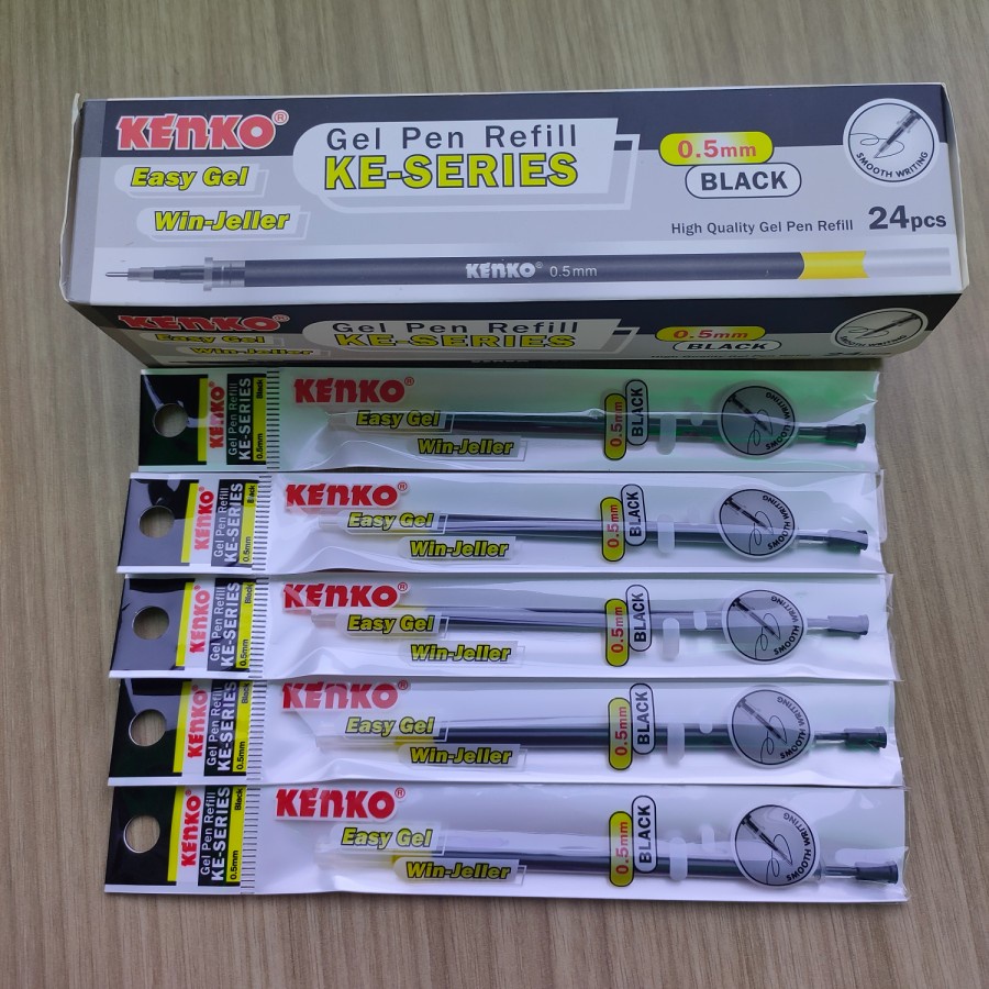 Jual Refill Pulpen / Ballpoint gel Merk Kenko Tipe KE series 0.5mm ...