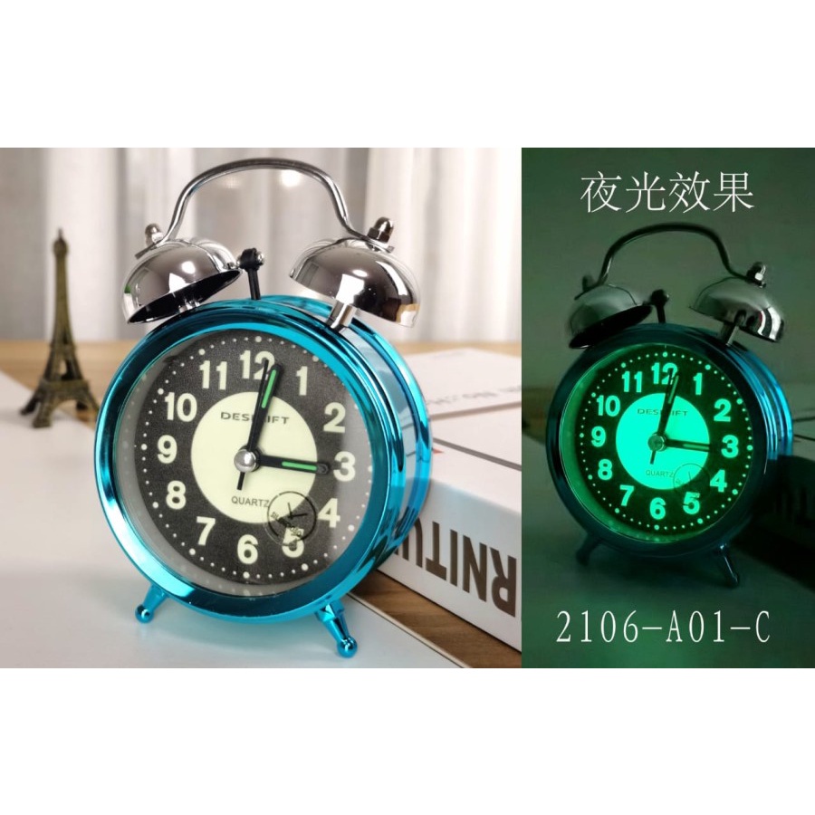 Jual JAM ALARM KLASIK/JAM WEKER KLASIK/JAM ESTETIK/ALARM CLOCK CLASSIC ...