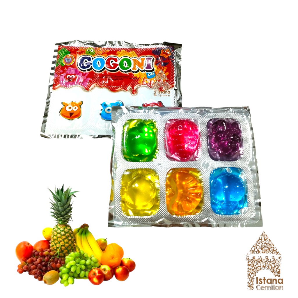 Jual Saripati Buah Jelly Gogoni Jeli Agar Agar Aneka Buah SATUAN ...