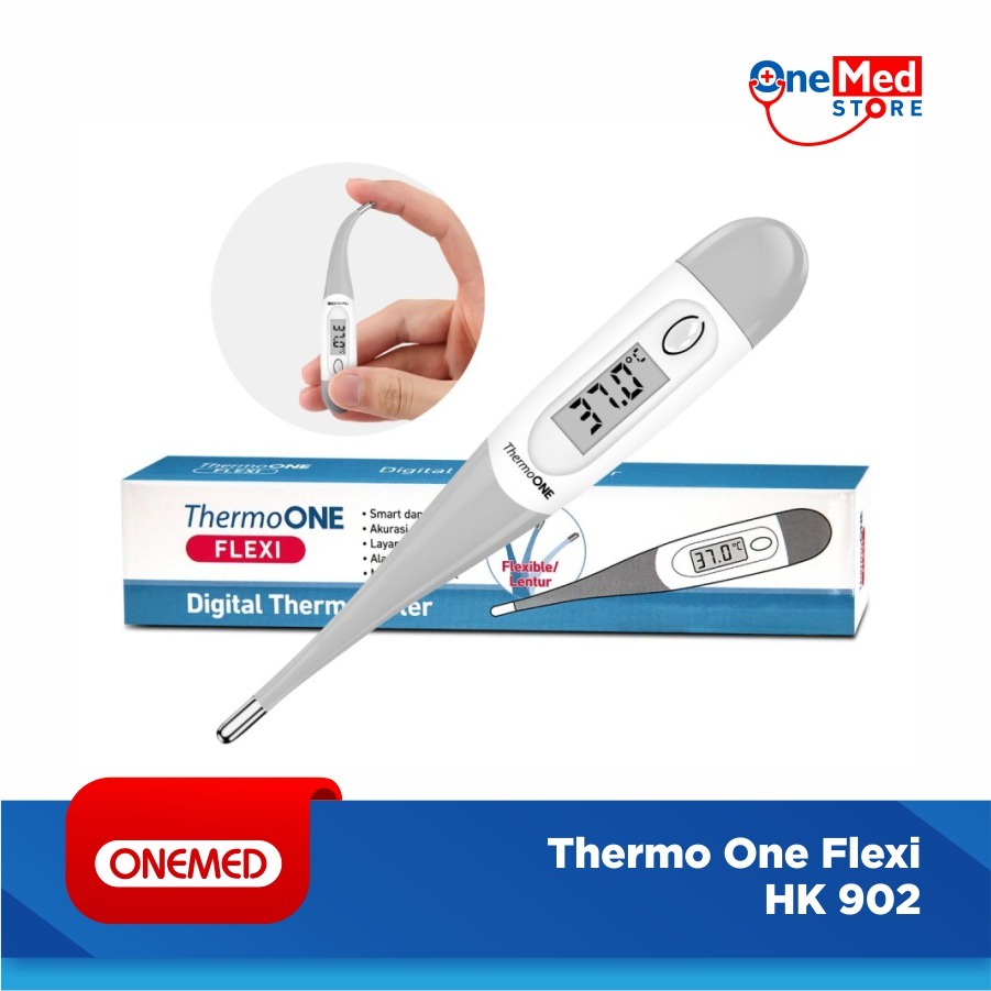 Jual Thermometer Digital Thermo One Flexi HK 902 OneMed | Shopee Indonesia