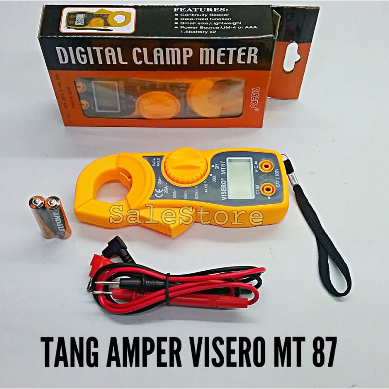 Jual Tang Amper Digital Clamp Meter MT87 // Tang Ampere Multimeter MT ...