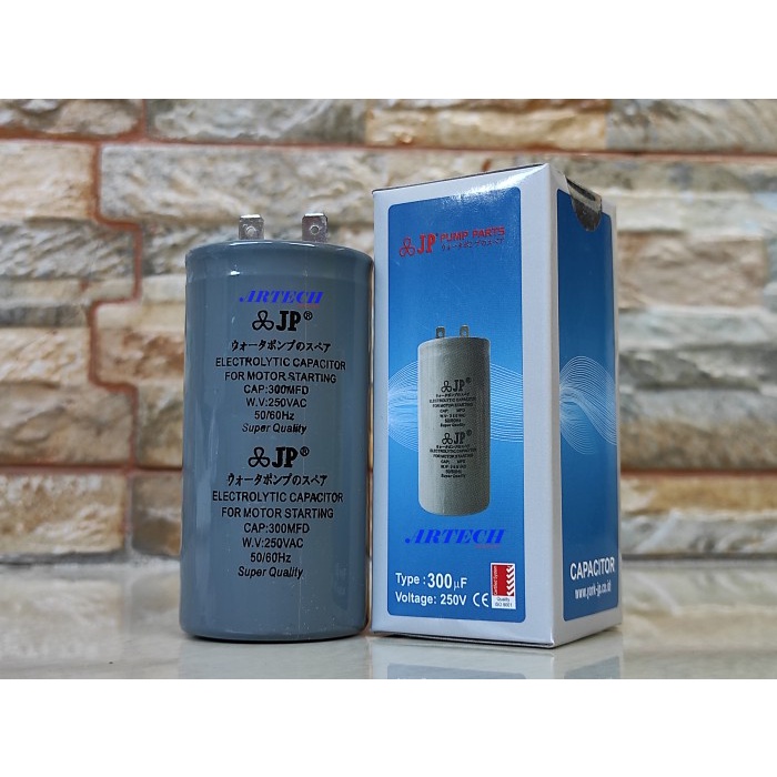 Jual Komponen Listrik Jp 300 Uf - 250V Kapasitor / Capacitor Starting (Capacitor) | Shopee Indonesia