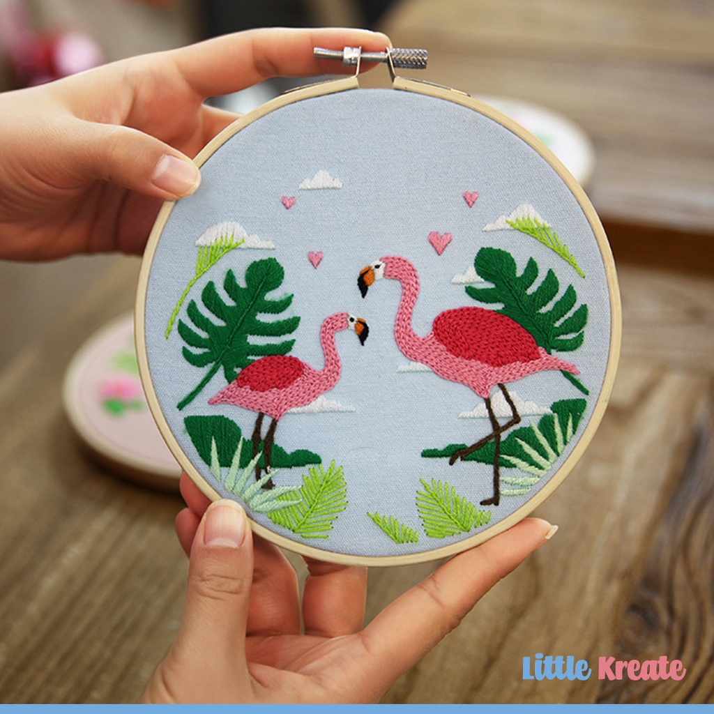 Jual HE#03 DIY Paket Sulam Menyulam / Hand Embroidery Kit / Needle ...