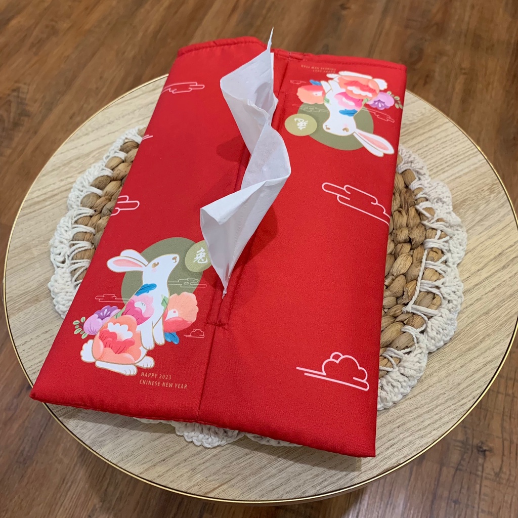 Jual Cover Sarung Tissue Print 250 Sheet Tempat Tisu Besar Motif Imlek ...