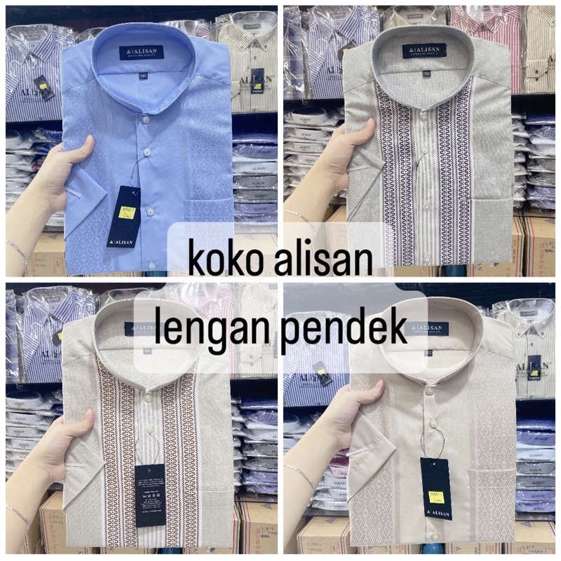 Jual BISA INSTANT [ PART 1 ] Kemeja Alisan koko Lengan Pendek ukuran 14 ...