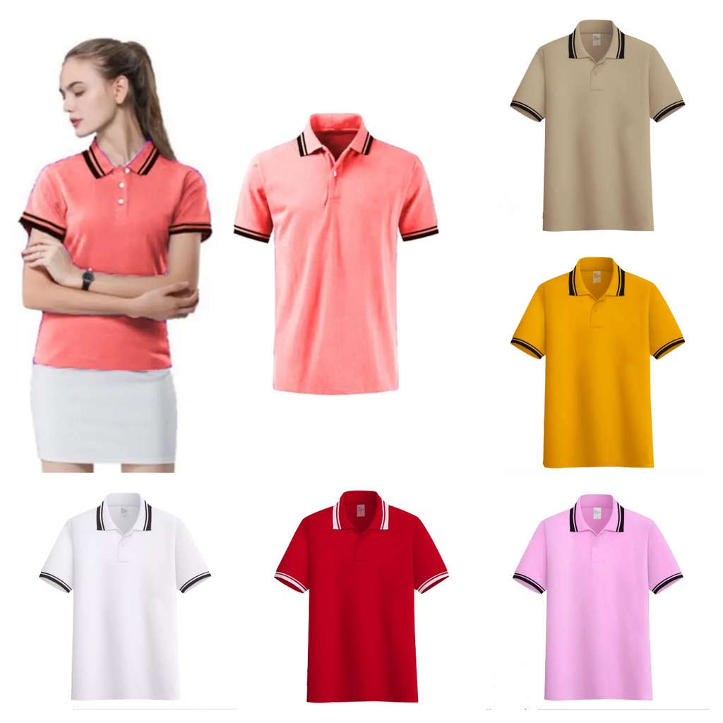 Jual Kaos Polo Wanita Lengan Pendek/Baju Polo Wanita/Kaos Polo Kerah ...