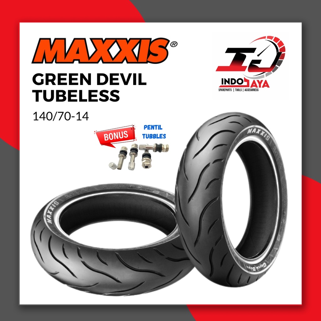Jual [BAYAR DI TEMPAT] MAXXIS GREEN DEVIL 140 - 70 - 17 / BAN MAXXIS 140/70-17 / 140-70-17 ...