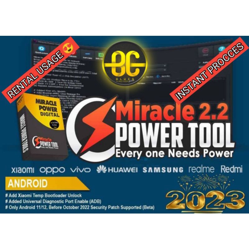 Jual MIRACLE POWER TOOL RENTAL USAGE | SEWA AKUN AKTIV MIRACLE POWER ...