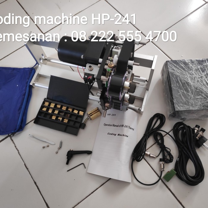 Jual MESIN CODING CETAK KADALUARSA EXPIRED DATE HP-241 U/. MESIN ...
