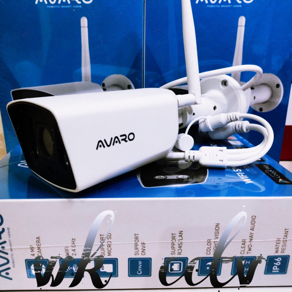 Jual AVARO CT03 SMART CCTV WIFI IP CAMERA CCTV OUTDOOR 4MP PTZ | Shopee Indonesia