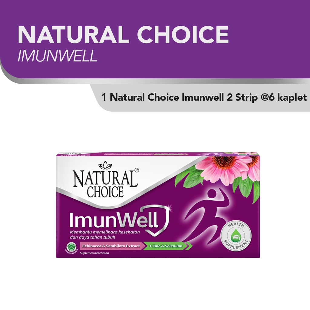 Jual NATURAL CHOICE Imunwell (2 Strip @6Kaplet) - Exp : 10.2026 ...
