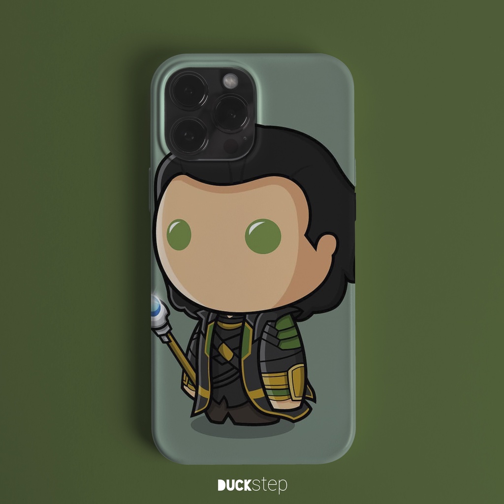Jual Duckstep Case Marvel Loki Iphone Samsung Oppo Vivo Hardcase Fullbody 3D Premium Quality ...