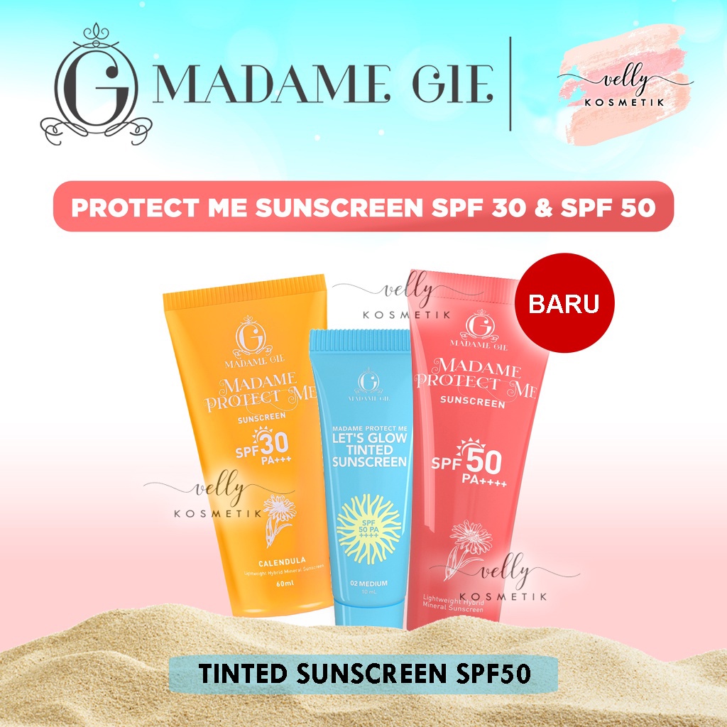 Jual MADAME GIE Madame Protect Me Sunscreen SPF 30 PA+++ SPF 50 PA++++ | Shopee Indonesia