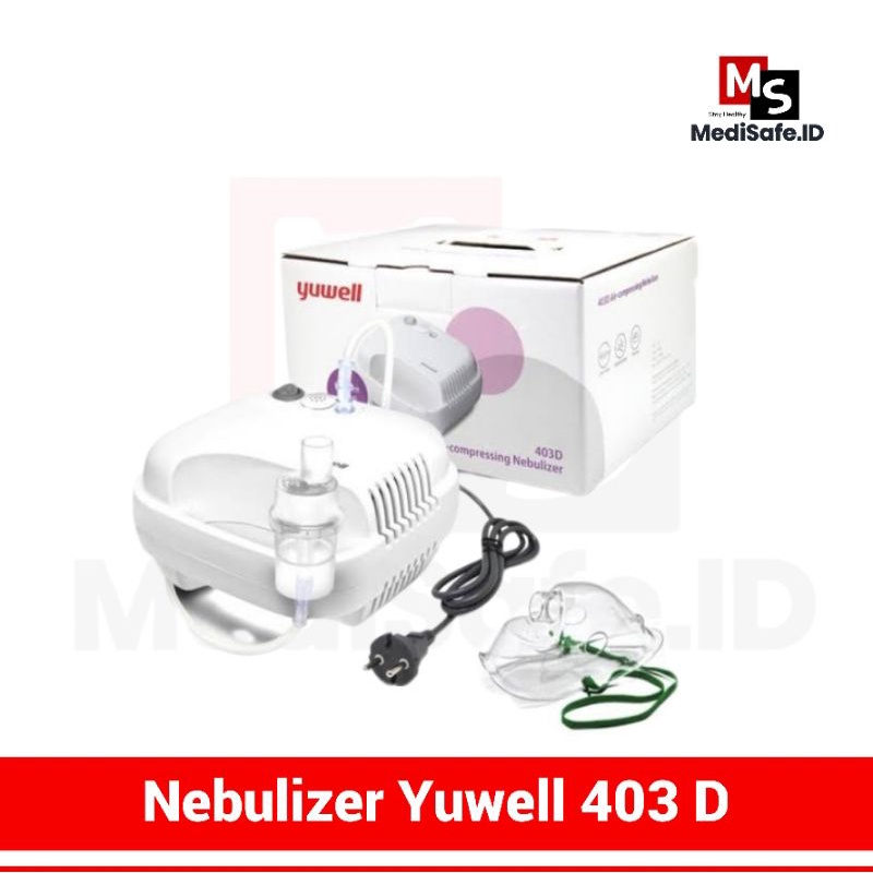 Jual Nebulizer Yuwell 403 D Air Compressing Nebulizer Alat Terapi Uap ...