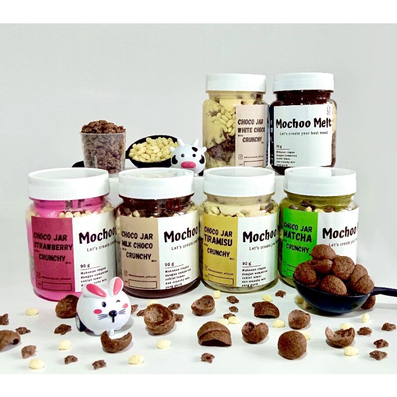 Jual Choco Jar Mochoo Melt | Coklat Lumer dengan Crispy Mix | Mood ...