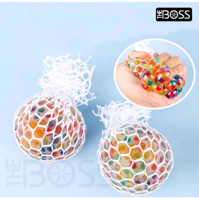 Jual Mainan Squishy Mesh Ball Anti Stress Bola Anggur Ukuran Besar 6 cm ...