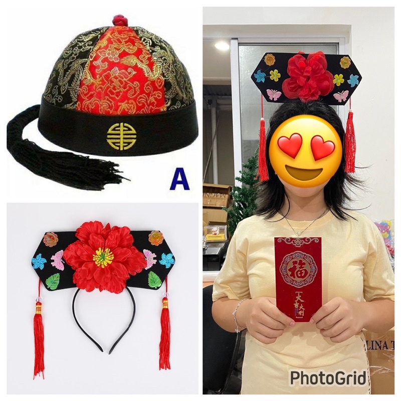 Jual Bando jepit bandana/topi imlek hiasan aksesoris imlek sincia Putri ...