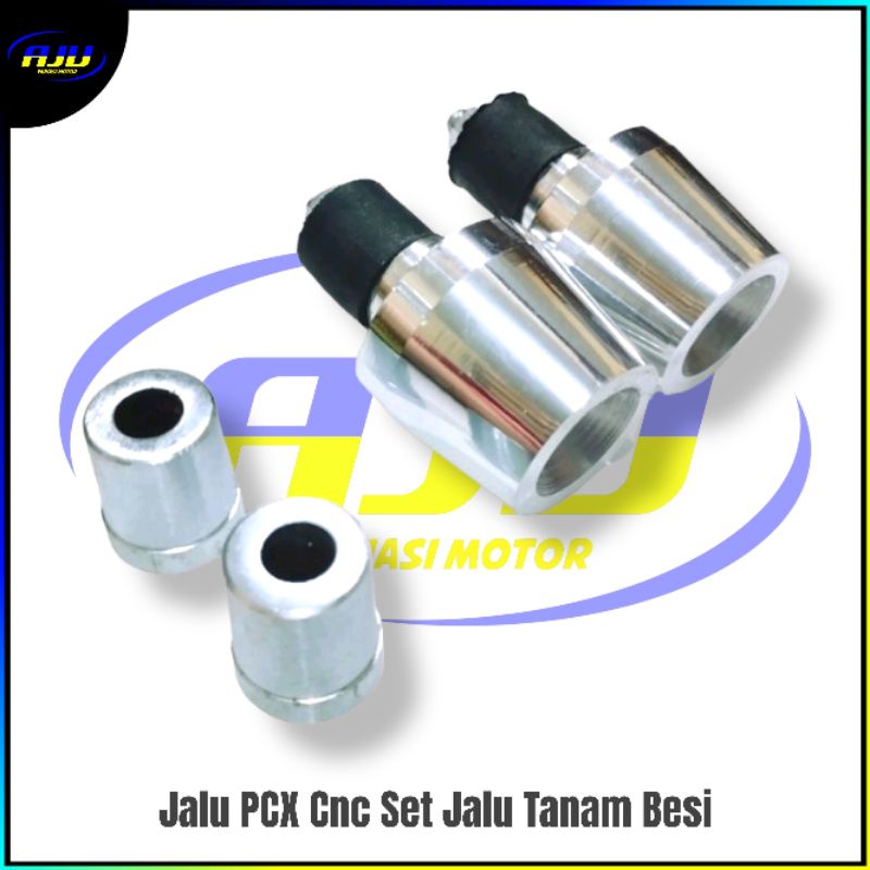 Jual Jalu Stang PCX CNC Set Jalu Tanam Adaptor Besi Satu Set AJV High ...