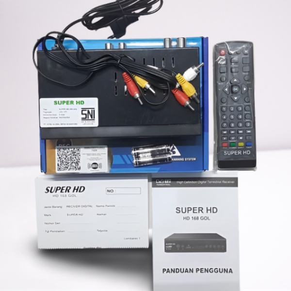 Jual Digital Satelit Receiver Super HD 168 Gol SET TOP BOX DVB T2 KIJANG STB Murah | Shopee ...