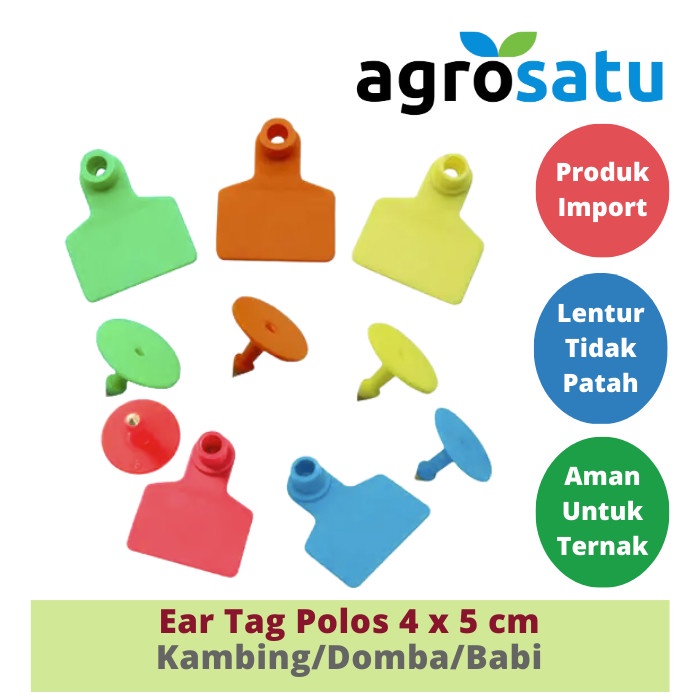 Jual Ear Tag Kambing Domba Sapi Babi Polos Tanpa Nomor / Eartag Anting ...