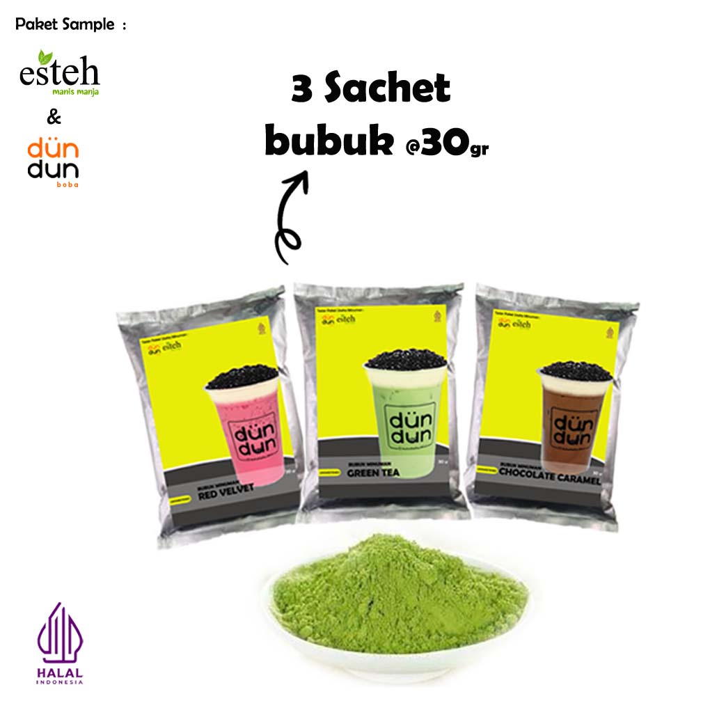 Jual Bubuk Minuman - Sample Paket Usaha - Boba - esteh - 3x30gr ...