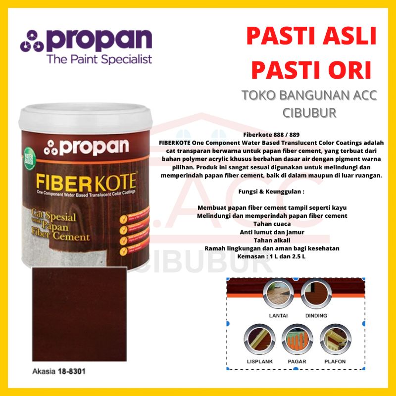 Jual Propan Fiberkote Cat Conwood GRC Akasia Gloss Dop | Shopee Indonesia
