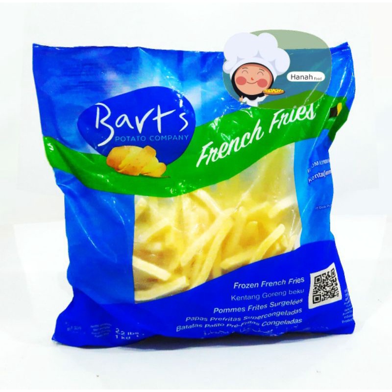 Jual french fries shoestring kentang beku barts 1 kg | Shopee Indonesia
