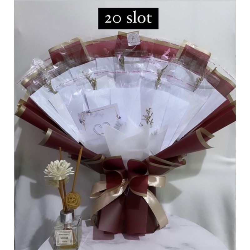 Jual SIAP DIKIRIM!! BUKET UANG KOSONG / Kerangka Buket 20 slot // Buket ...