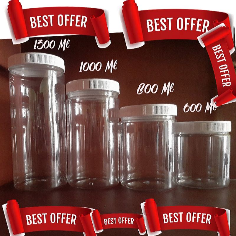Jual Toples Plastik 800Ml-Toples Tabung 600 800 1000 1300 Ml-Toples ...