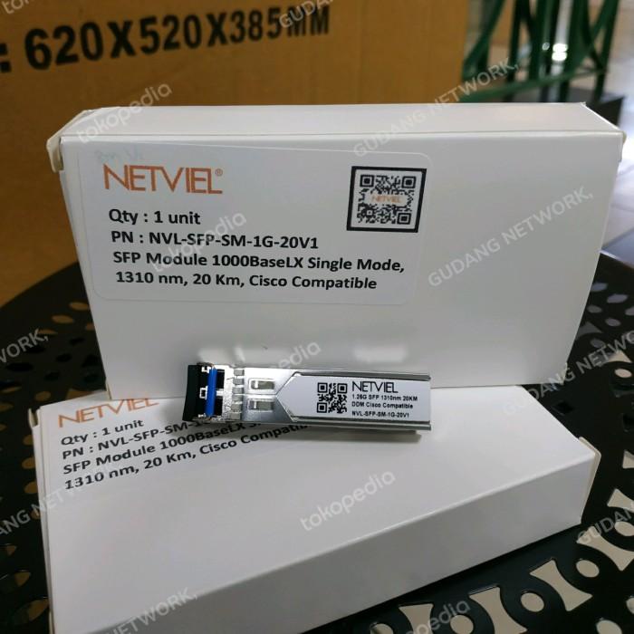 Jual Netviel Sfp Module 1000Baselx Single Mode Nvl-Sfp-Sm-1G-20V1 Ready ...