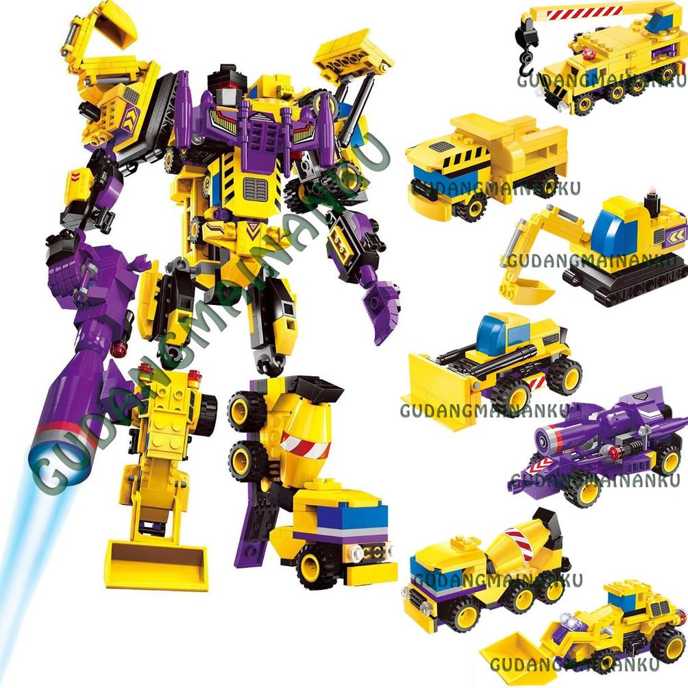 Jual Bricks Mainan Blocks Qman 1401 Creative Master Robot Konstruksi (7 ...