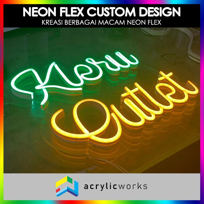 Jual Berbagai Custom Neon Flex Ukuran Pilihan Order Cepat | Shopee ...