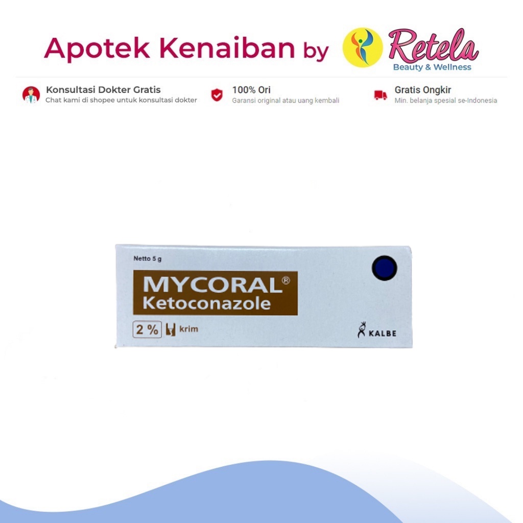 Jual MYCORAL 2% CREAM 5GR | Shopee Indonesia