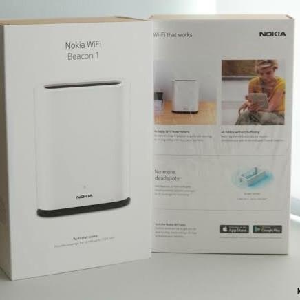 Jual Smart Nokia Wifi Beacon 1 Mesh Router Extender - Paket 2 unit ...